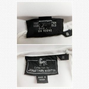 jonathan martin | Tops | Vintage White Blouse | Poshmark